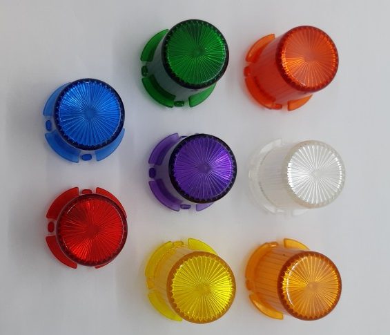 Plastic Light Domes – Twist On – Pinball Medics