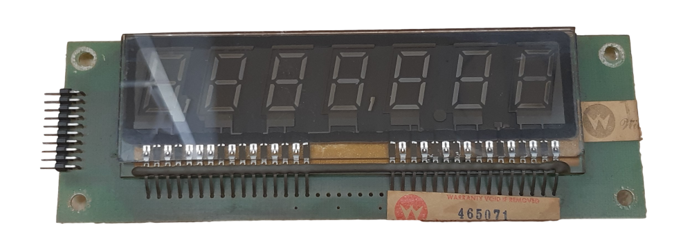 Williams 7 digit numeric slave display – Pinball Medics