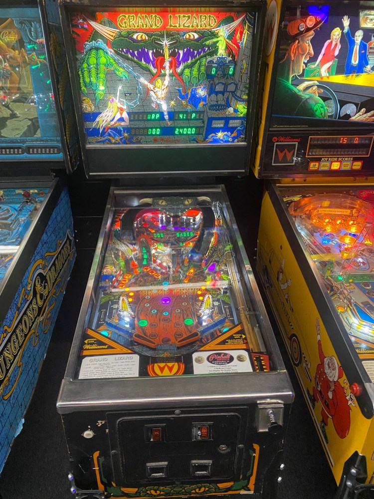 Williams Grand Lizard Pinball Machine – Black Label – Pinball Medics
