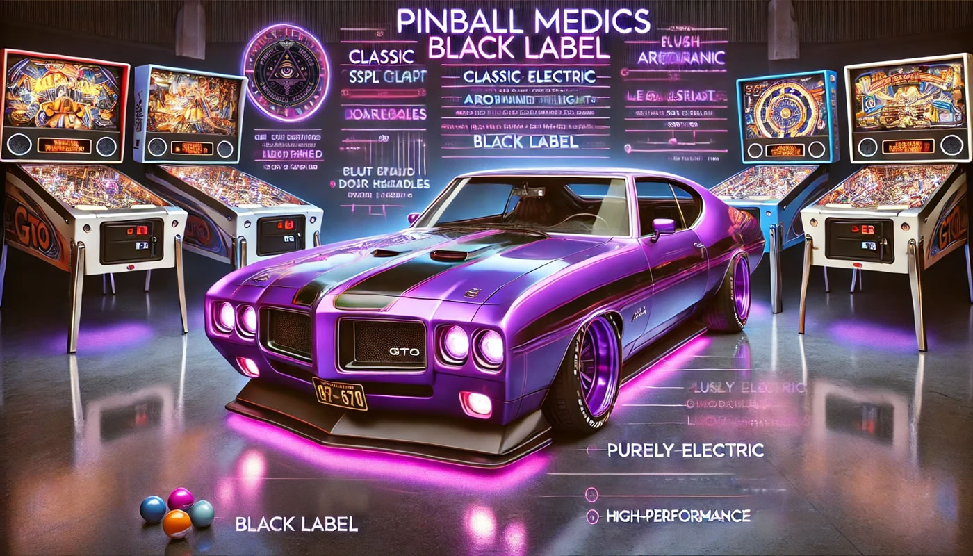Black Label Pinball Machines at Pinball Medics – Pinball Medics